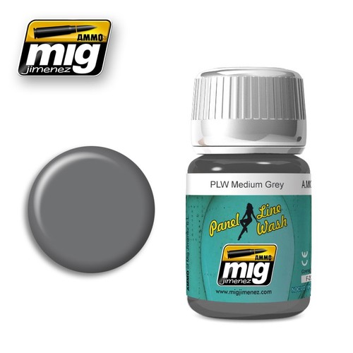 AMMO of Mig Jimenez A.MIG 1601 PLW Medium Gray