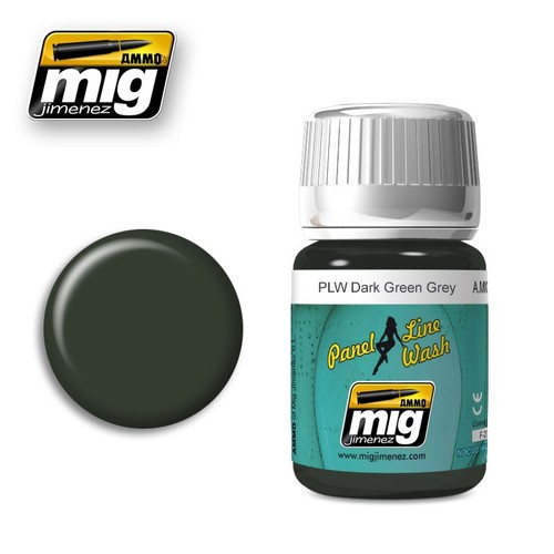 AMMO of Mig Jimenez A.MIG 1608 PLW Dark Green Gray