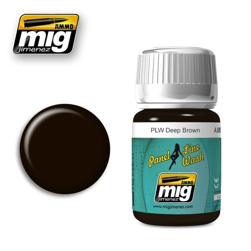 AMMO of Mig Jimenez A.MIG 1618 PLW Deep Brown