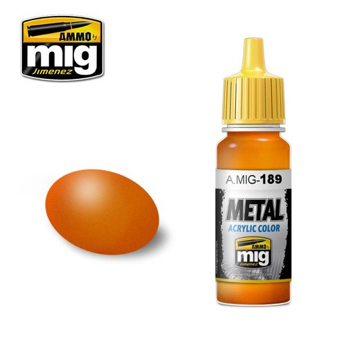 AMMO of Mig Jimenez A.MIG-189 Metallic Orange
