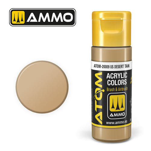 AMMO of Mig Jimenez ATOM-20009 ATOM COLOR US Desert Tan