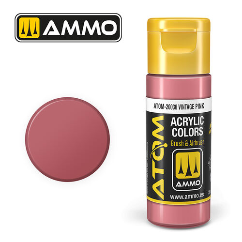 AMMO of Mig Jimenez ATOM-20036 ATOM COLOR Vintage Pink