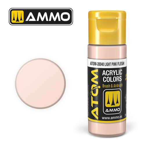 AMMO of Mig Jimenez ATOM-20040 ATOM COLOR Light Pink Flesh