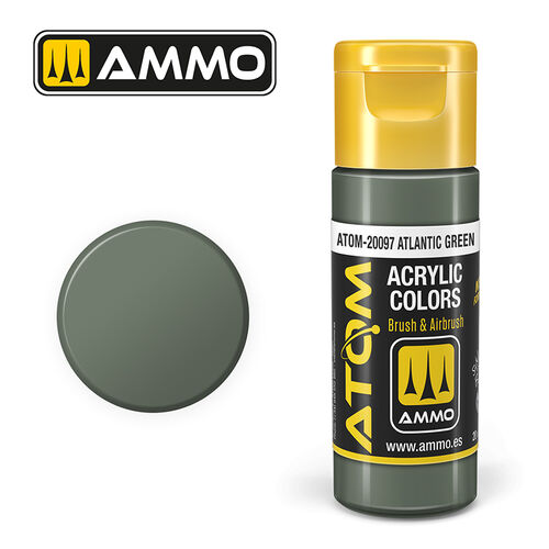 AMMO of Mig Jimenez ATOM-20097 ATOM COLOR Atlantic Green