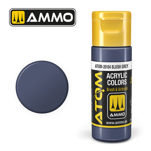AMMO of Mig Jimenez ATOM-20104 ATOM COLOR Bluish Grey