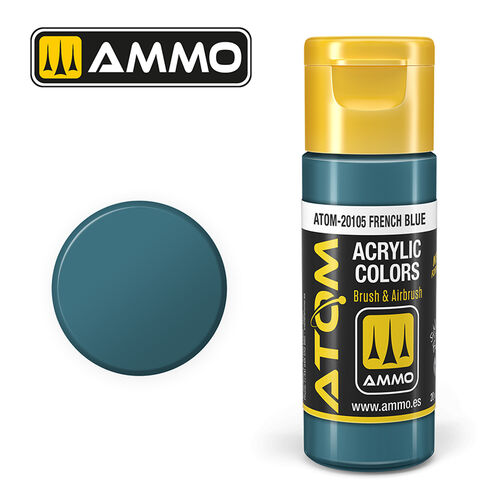 AMMO of Mig Jimenez ATOM-20105 ATOM COLOR French Blue