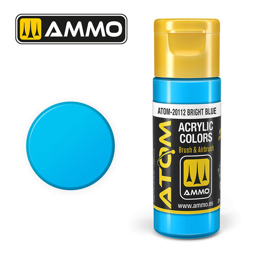 AMMO of Mig Jimenez ATOM-20112 ATOM COLOR Bright Blue