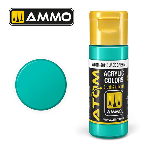 AMMO of Mig Jimenez ATOM-20115 ATOM COLOR Jade Green