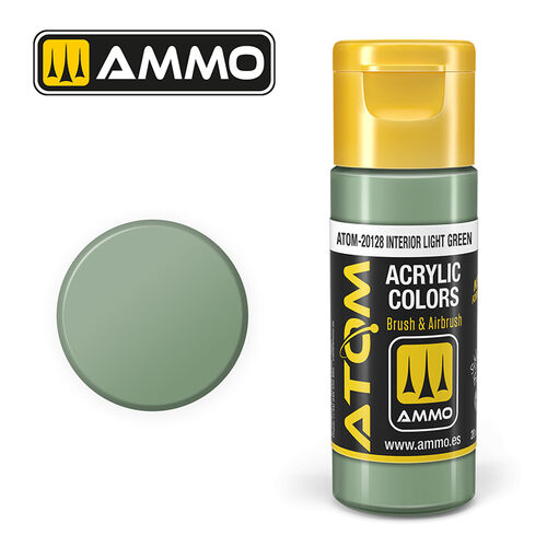 AMMO of Mig Jimenez ATOM-20128 ATOM COLOR Interior Light Green