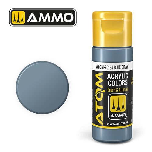 AMMO of Mig Jimenez ATOM-20134 ATOM COLOR Blue Gray