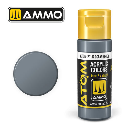 AMMO of Mig Jimenez ATOM-20137 ATOM COLOR Ocean Grey