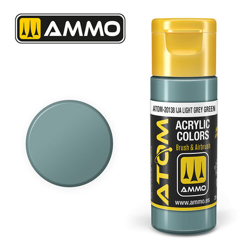 AMMO of Mig Jimenez ATOM-20138 ATOM COLOR IJA Light Grey Green