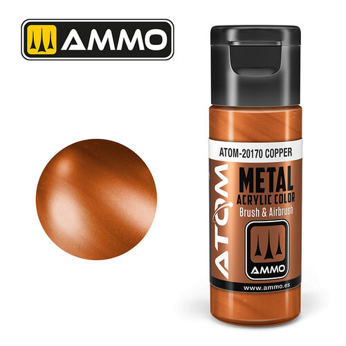 AMMO of Mig Jimenez ATOM-20170 Atom Metallic Copper