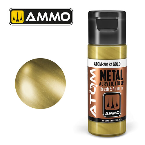 AMMO of Mig Jimenez ATOM-20172 Atom Metallic Gold