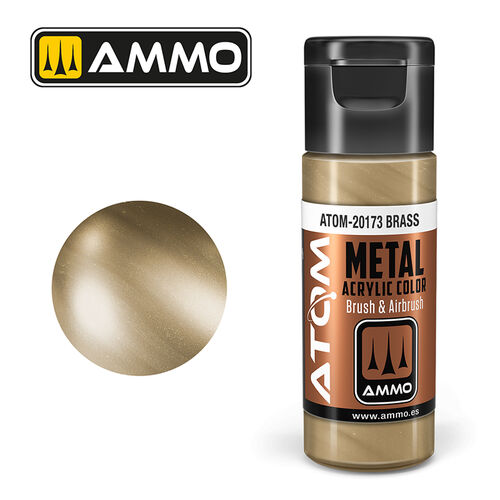 AMMO of Mig Jimenez ATOM-20173 Atom Metallic Brass