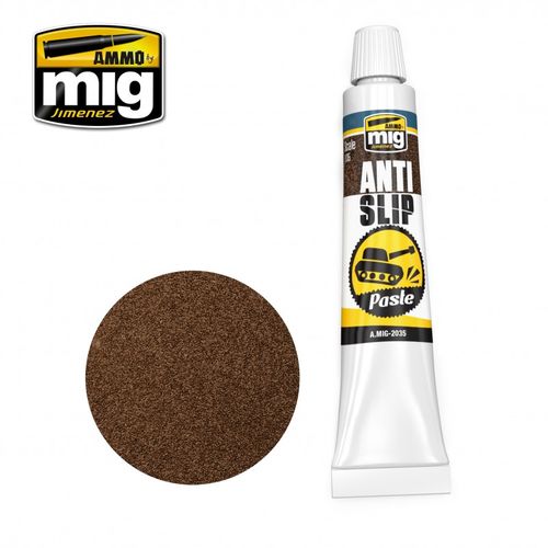 AMMO of Mig Jimenez 2035 Anti-Slip Paste - Brown for 1/35
