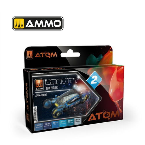 AMMO of Mig Jimenez ATOM-20805 Gravity Set 2 - Blue
