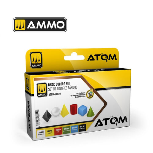 AMMO of Mig Jimenez ATOM-20820 Basic Colors Set