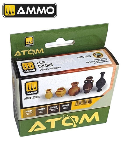 AMMO of Mig Jimenez ATOM-20854 Clay Colors Set