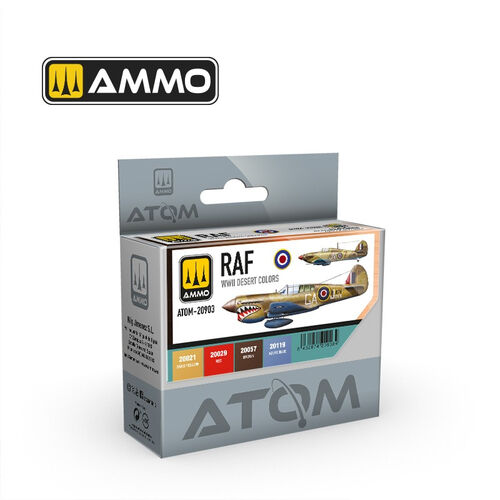 AMMO of Mig Jimenez ATOM-20903 RAF WWII Desert Colors Set