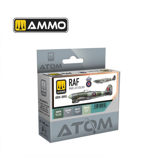 AMMO of Mig Jimenez ATOM-20905 RAF WWII Late Colors Set
