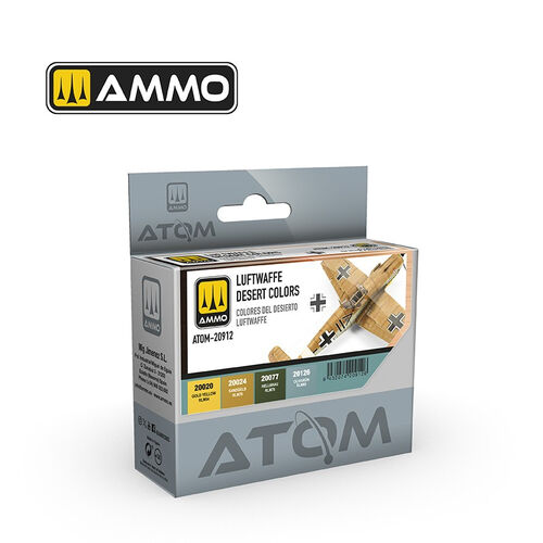 AMMO of Mig Jimenez ATOM-20912 Luftwaffe Desert Colors Set