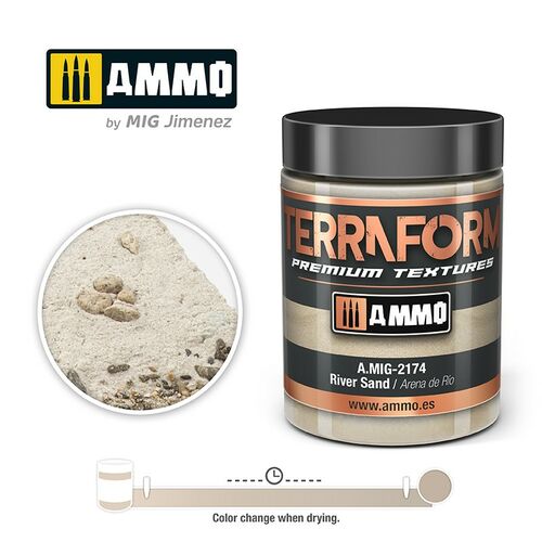 AMMO of Mig Jimenez A.MIG 2174 TERRAFORM River Sand