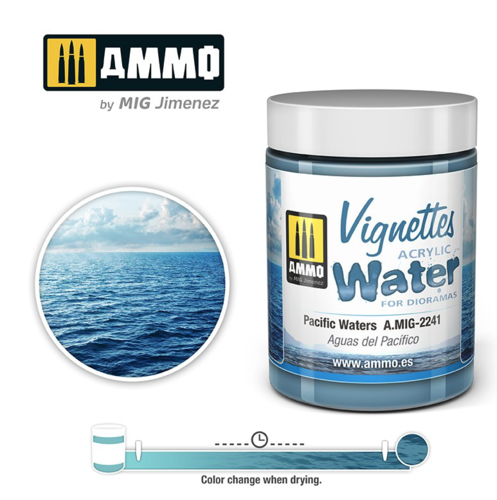 AMMO of Mig Jimenez 2241 Pacific Waters 100ml