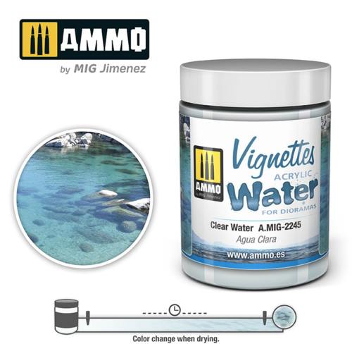 AMMO of Mig Jimenez 2245 Clear Water 100ml