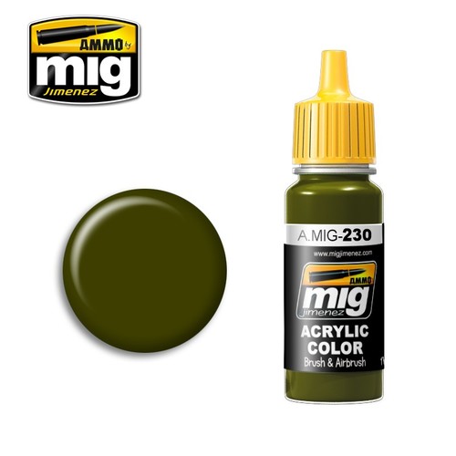 AMMO of Mig Jimenez A.MIG 230 RLM 82 Camo Green