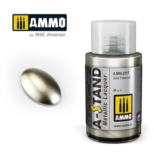 AMMO of Mig Jimenez A.MIG 2317 Gold Titanium