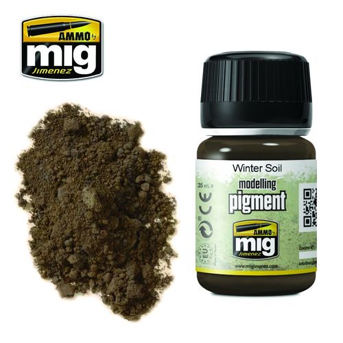 AMMO of Mig Jimenez 3029 A.MIG Winter Soil