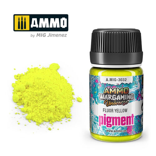 AMMO of Mig Jimenez 3032 Fluor Yellow Pigment