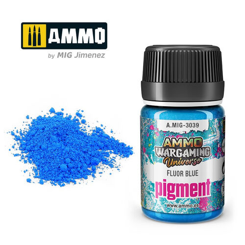 AMMO of Mig Jimenez 3039 Fluor Blue Pigment