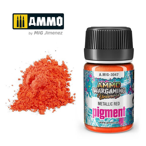 AMMO of Mig Jimenez 3047 Metallic Red Pigment