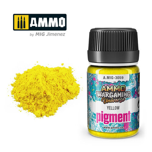 AMMO of Mig Jimenez 3059 Yellow Pigment