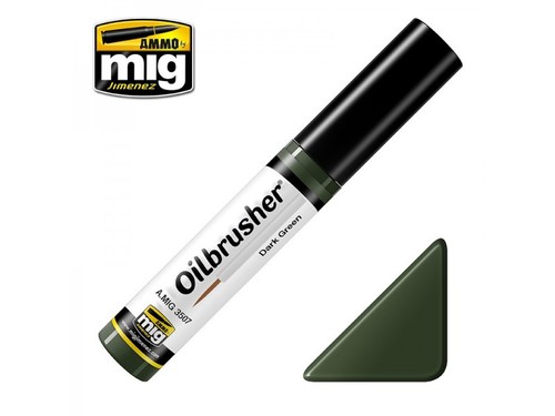 AMMO of Mig Jimenez A.MIG 3507 Oilbrushers Dark Green