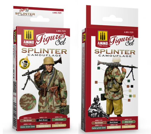 AMMO of Mig Jimenez 7029 Splinter Camouflage Set