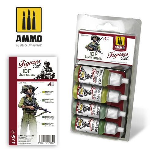 AMMO of Mig Jimenez A.MIG 7030 IDF Uniforms Set