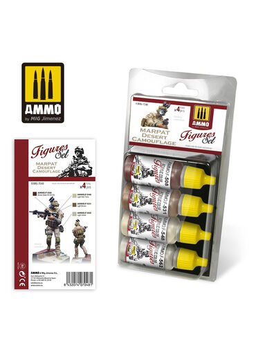 AMMO of Mig Jimenez 7048 Marpat Desert Camouflage Figures Set