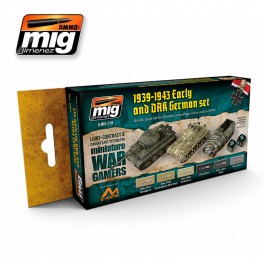 AMMO of Mig Jimenez A.MIG 7116 Wargame Early And DAK German Set