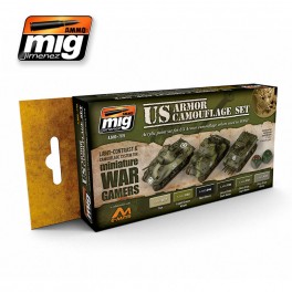 AMMO of Mig Jimenez A.MIG 7119 Wargame US Armor Set