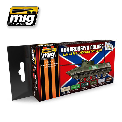 AMMO of Mig Jimenez A.MIG 7126 Novorossiya Colors Set