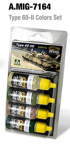 AMMO of Mig Jimenez 7164 Type 69-II Colors Set