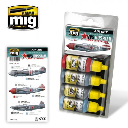 AMMO of Mig Jimenez 7223 Vvs WWII Russian Late Aircraft Set