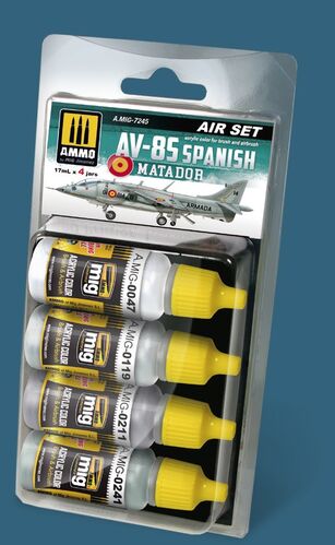 AMMO of Mig Jimenez A.MIG 7245 AV-8S Spanish Matador Set