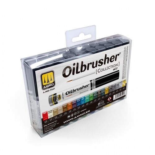 AMMO of Mig Jimenez A.MIG 7541 AMMO Collections: Oilbrusher Vol.2 Paint Set
