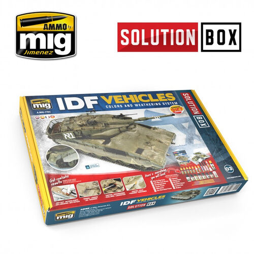 AMMO of Mig Jimenez A.MIG 7701 IDF Vehicles - Solution Box 03