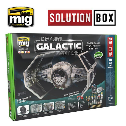 AMMO of Mig Jimenez A.MIG 7720 Imperial Galactic Fighters - Solution Box 05