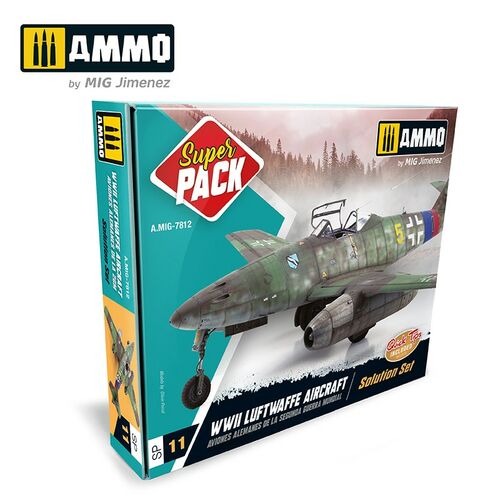 AMMO of Mig Jimenez A.MIG 7812 Superpack WWII Luftwaffe Aircraft
